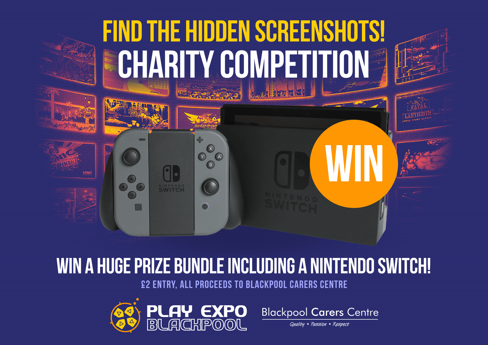Win a Nintendo Switch Prize Bundle - PLAY Expo Blackpool